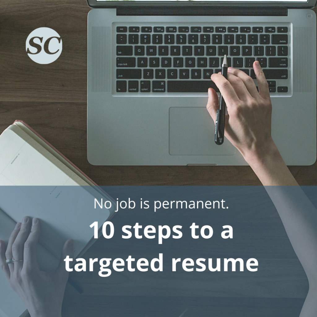 10 steps to a targeted resume - SC Staffing & Consulting
