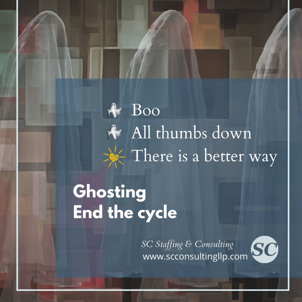 Career Journey Ghosting. We give it a ‘Boo’ and two thumbs down. - SC ...